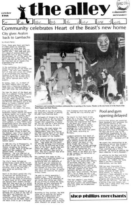 Alley Avalon Heart of the Beast Archives | the alley Newspaper