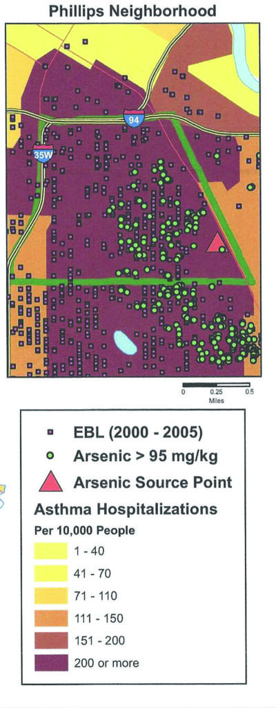 Phillips Asthma Map | the alley Newspaper