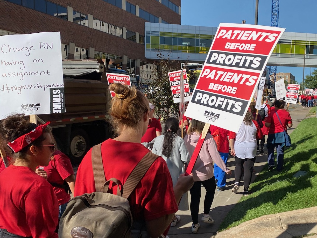 Nurses Go on Three-day Strike at Abbott Northwestern and Childrens ...